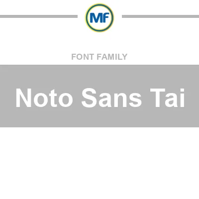 Noto Sans Tai Font Family: Free Download (Google Fonts) | MaisFontes