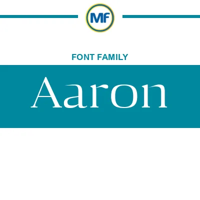 Download Aaron Fonts | MaisFontes