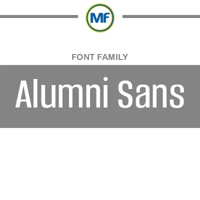 Download Alumni Sans Fonts (Google Fonts) | MaisFontes