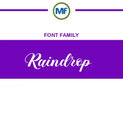 Raindrop Script Font: Free Download | MaisFontes