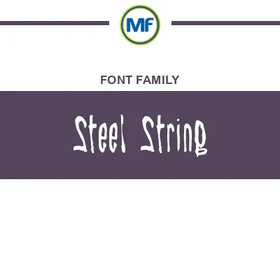Download Steel String Fonts | MaisFontes