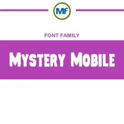 Mystery Mobile: Free Font Download | MaisFontes