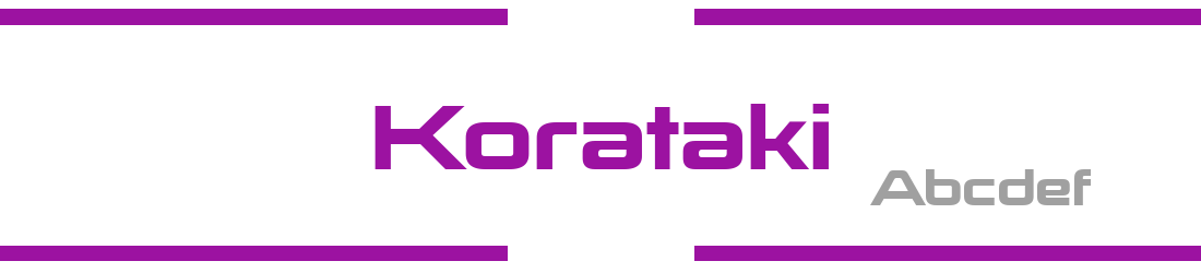 Korataki Font: Free Download | MaisFontes