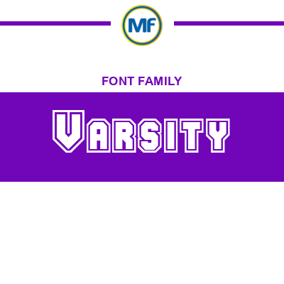 Varsity Font Family: Free Download | MaisFontes