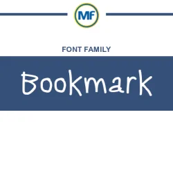 Bookmark Bold: Free Font Download | MaisFontes