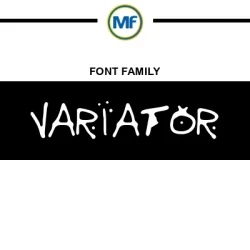Variator One: Free Font Download | MaisFontes