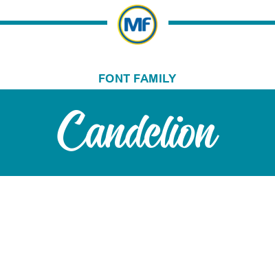 Candelion Font Family: Download Free | MaisFontes