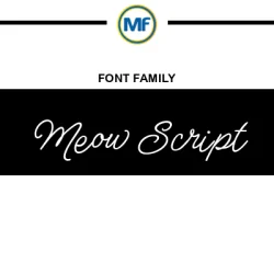 Meow Script Regular: Free Font Download | MaisFontes