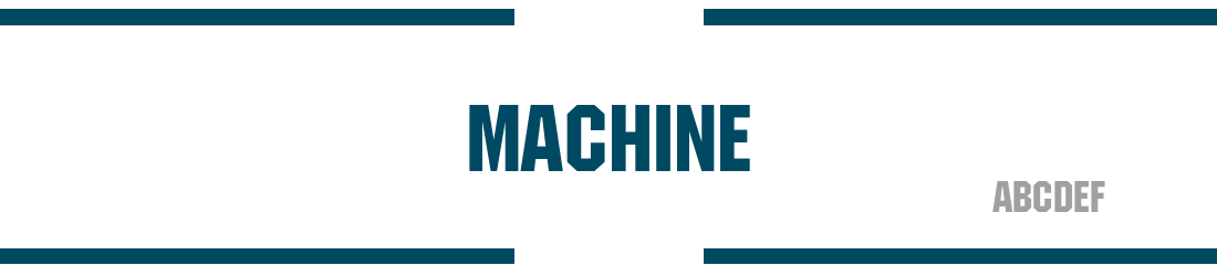 ITC Machine Medium Font: Free Download | MaisFontes