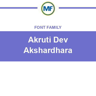 Download Akruti Dev Akshardhara Fonts | MaisFontes