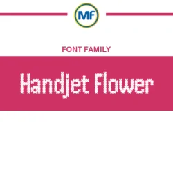 Handjet Flower Bold: Free Font Download | MaisFontes