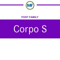 Corpo S Font: Free Download | MaisFontes