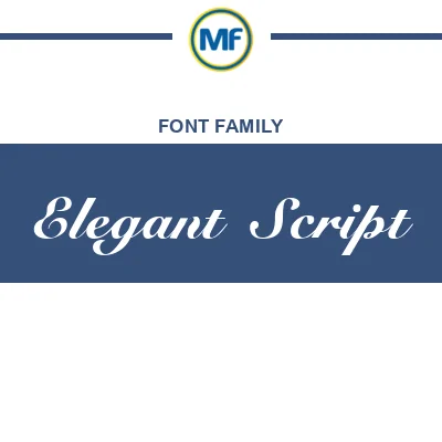 Download Elegant Script Fonts | MaisFontes