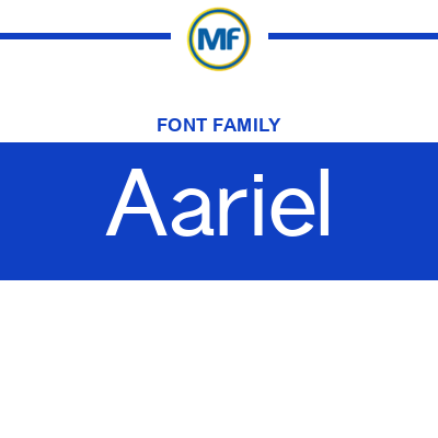 Download Aariel Fonts | MaisFontes