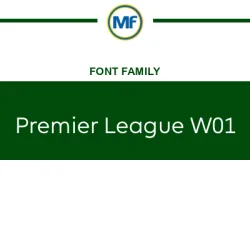 Premier League W01 Bold Font: Free Download | MaisFontes