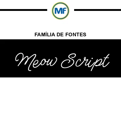 Baixar Fontes Meow Script (Google Fonts) | MaisFontes