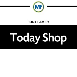 Today SHOP Bold: Download Free Font | MaisFontes