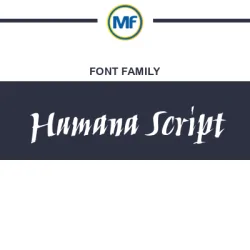 Humana Script Bold: Free Font Download | MaisFontes