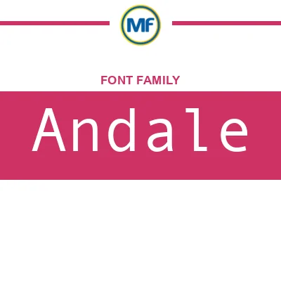 Download Andale Fonts | MaisFontes