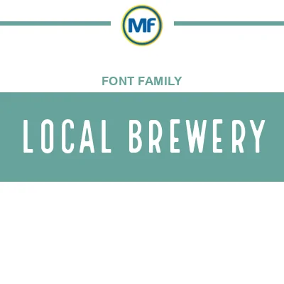 Download Local Brewery Fonts | MaisFontes