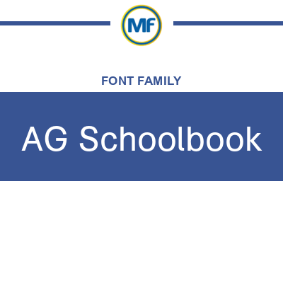 Download AG Schoolbook Fonts | MaisFontes