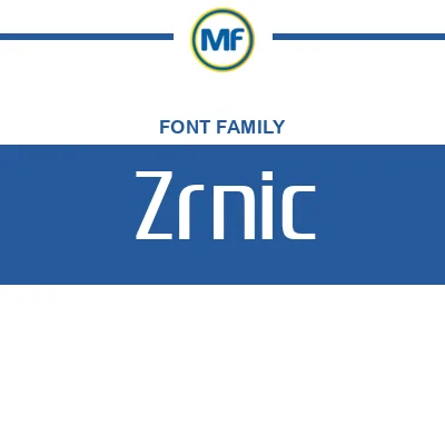 Download Zrnic Fonts | MaisFontes