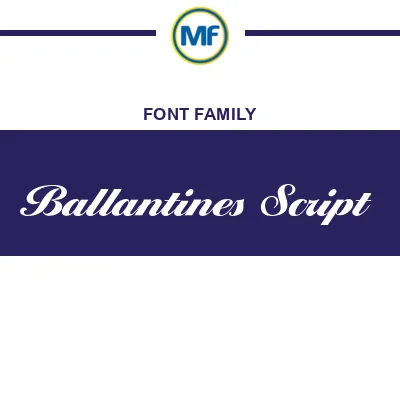 Download Ballantines Script Fonts | MaisFontes