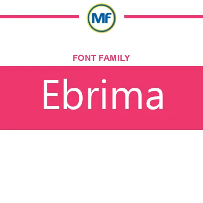 Download Ebrima Fonts | MaisFontes