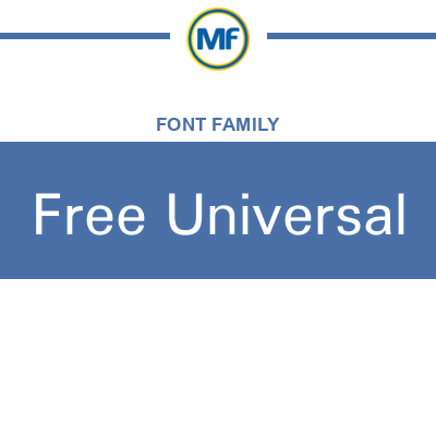 Download Free Universal Fonts | MaisFontes