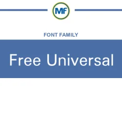 Free Universal Bold: Free Font Download | MaisFontes
