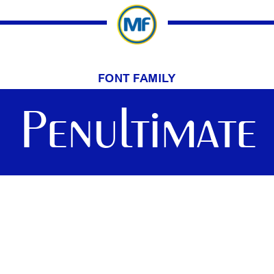 Penultimate Font Family: Free Download | MaisFontes
