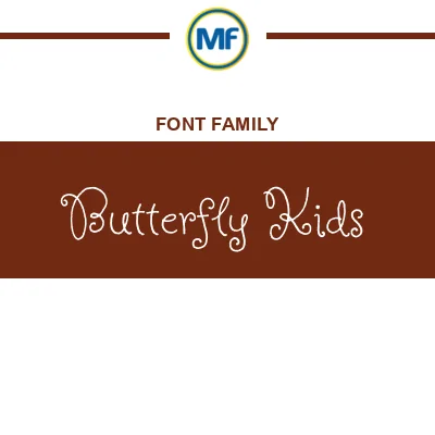 Download Butterfly Kids Fonts (Google Fonts) | MaisFontes