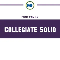 Collegiate Solid: Free Font Download | MaisFontes