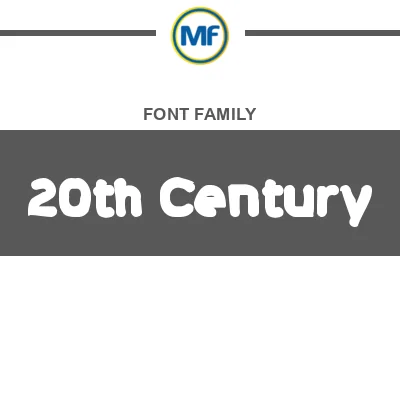 20th Century Alternate Font Family: Download Free | MaisFontes