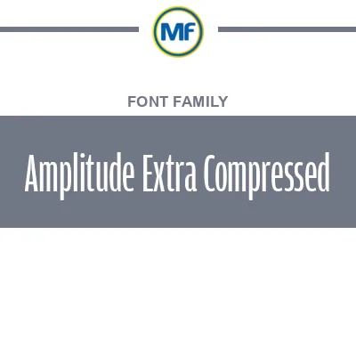 Download Amplitude Extra Compressed Fonts | MaisFontes