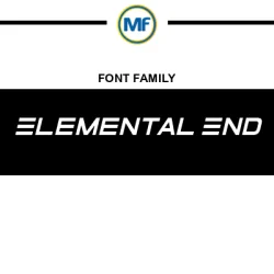 Elemental End: Free Font Download | MaisFontes