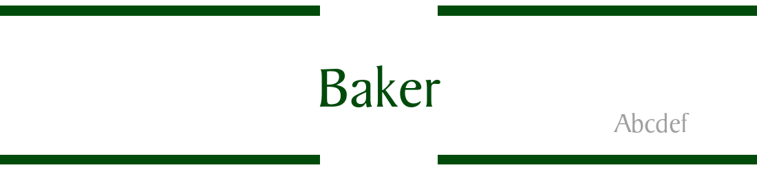 Baker Signet Font: Free Download | MaisFontes