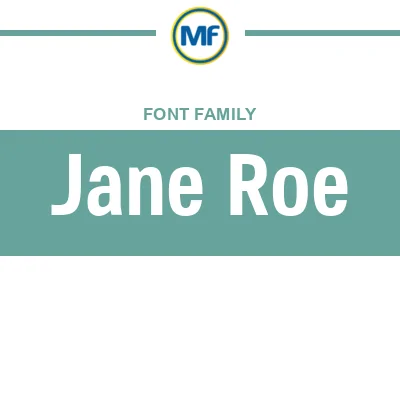 Download Jane Roe Fonts | MaisFontes