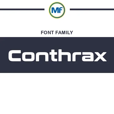 Download Conthrax Fonts | MaisFontes
