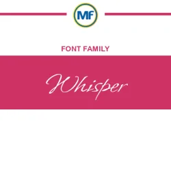 Whisper: Free Font Download | MaisFontes