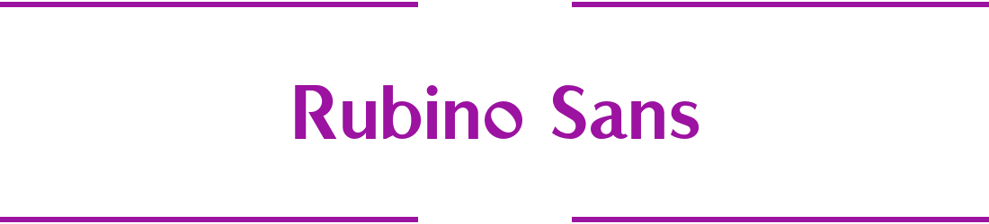 Rubino Sans Fill Font: Free Download | MaisFontes