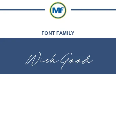 Download Wish Good Fonts | MaisFontes