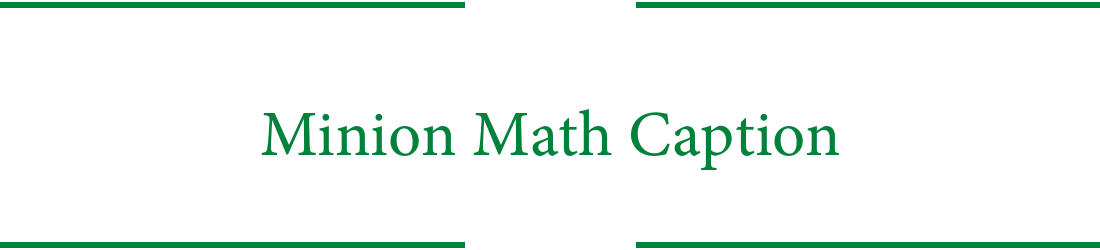 Minion Math Caption Bold: Free Font Download | MaisFontes