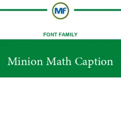 Minion Math Caption Bold: Free Font Download | MaisFontes