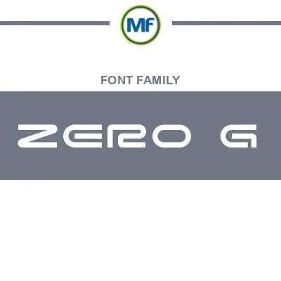 Download Zero G Fonts | MaisFontes