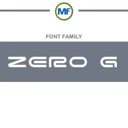 Zero G Regular：免费字体下载 | MaisFontes