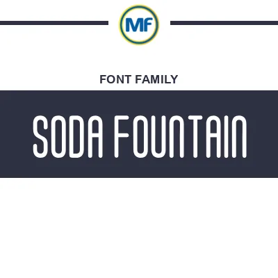 Soda Fountain Font Family: Free Download | MaisFontes