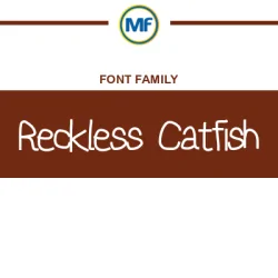 Reckless Catfish: Free Font Download | MaisFontes