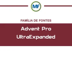 Advent Pro UltraExpanded ExtraLight: Baixar Fonte Grátis | MaisFontes