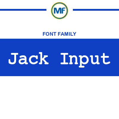 Download Jack Input Fonts | MaisFontes